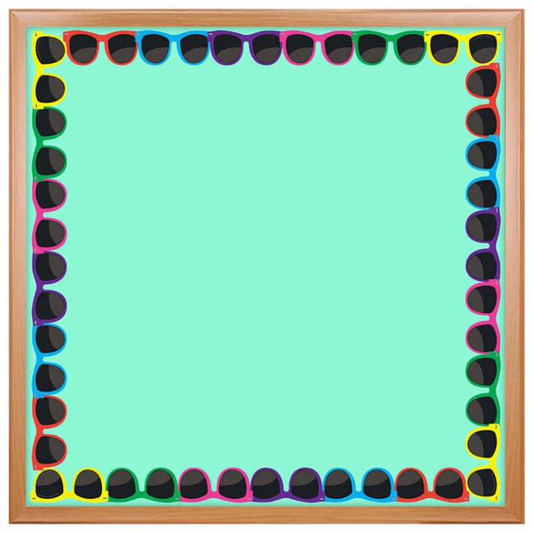 TeachersParadise - Hygloss® Sunglasses Die-Cut Border, 12 Strips/36 ...