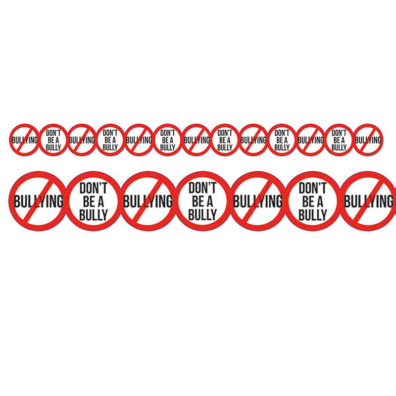 TeachersParadise - Hygloss® No Bullying Die Cut Border - HYG33679