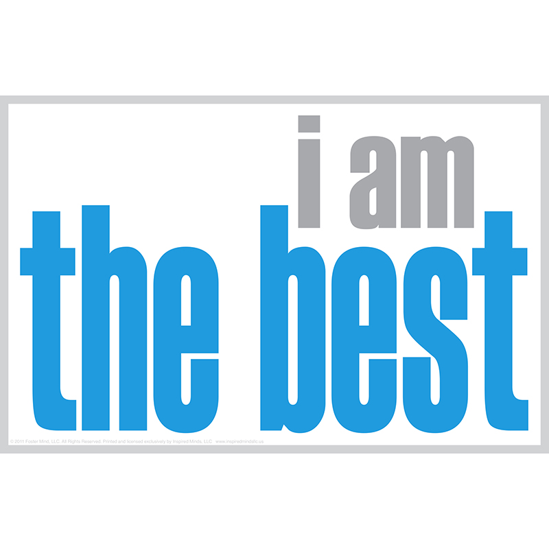 TeachersParadise - INSPIRED MINDS Magnet - I am the best - ISM0022M