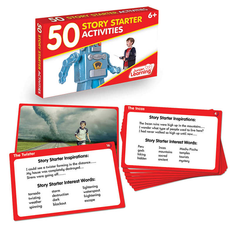 TeachersParadise - Junior Learning® Language Arts Activity Cards, Story ...
