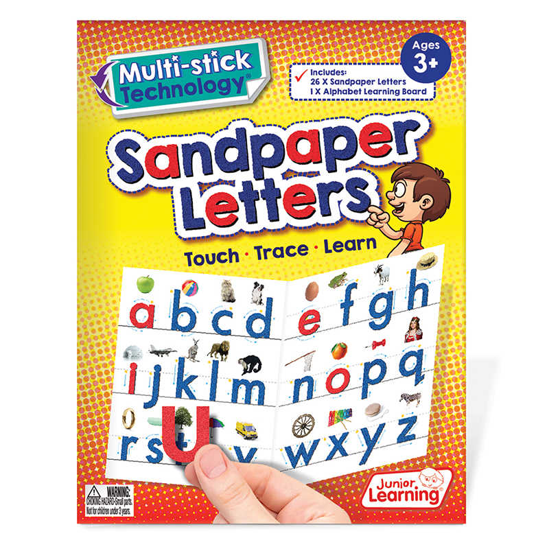 TeachersParadise - Junior Learning® Sandpaper Letters - JRL420