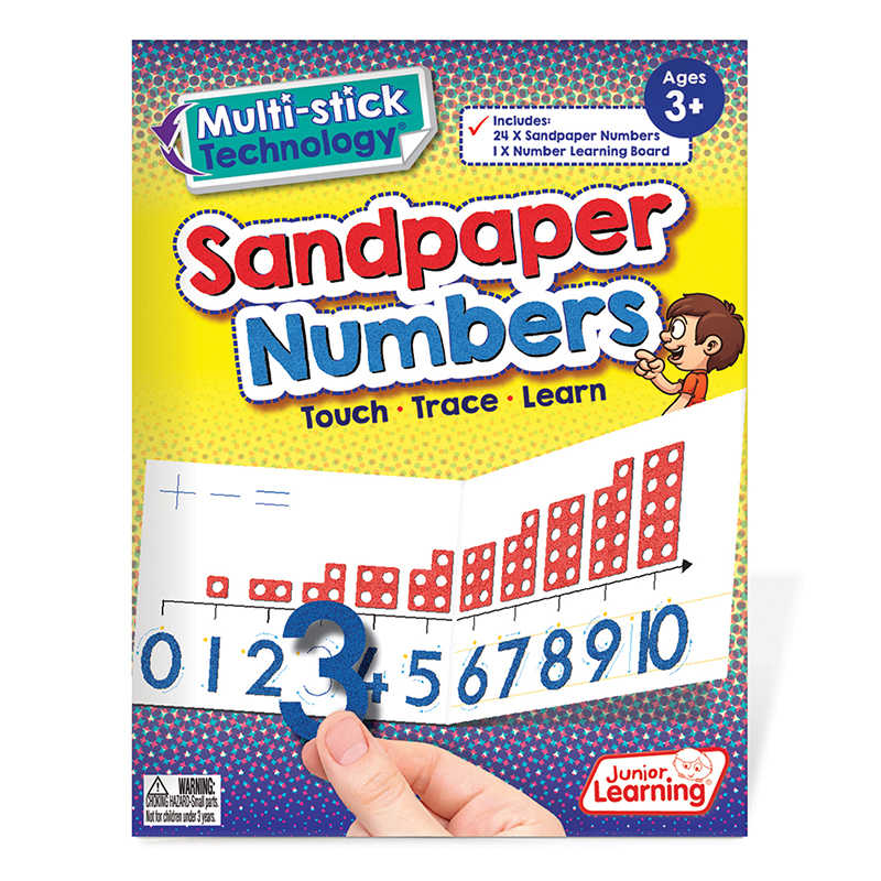 TeachersParadise - Junior Learning® Sandpaper Numbers 0-10 - JRL421