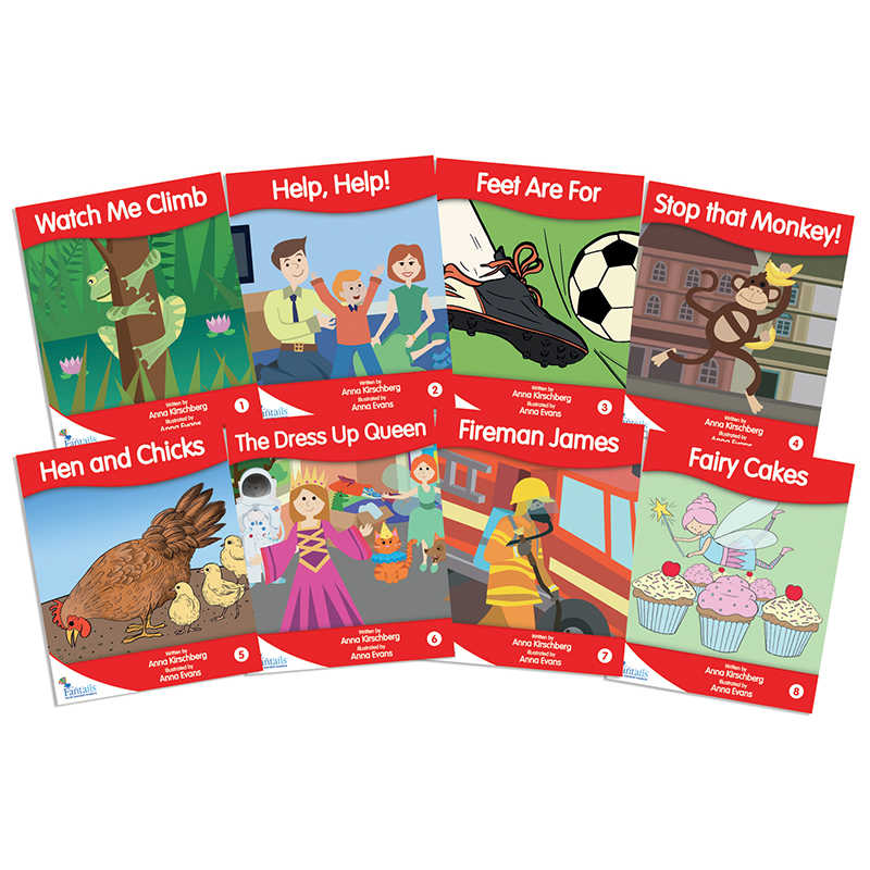 TeachersParadise - Junior Learning® Fantails™ Book Banded Readers, Red ...