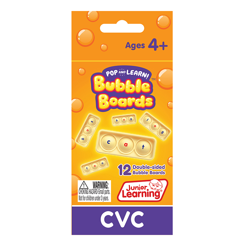 TeachersParadise - Junior Learning CVC Pop and Learn™ Bubble Boards ...
