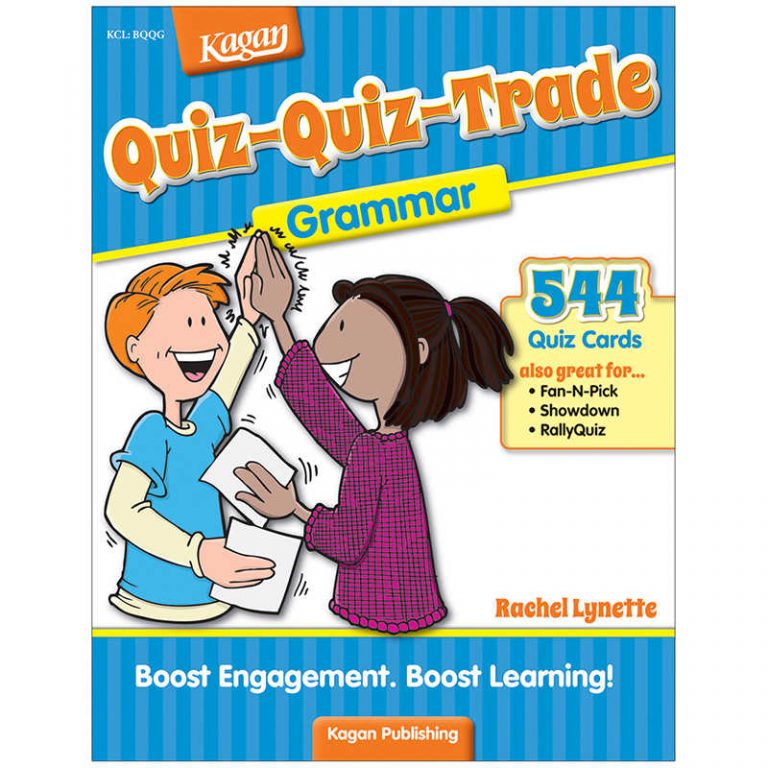 TeachersParadise - Kagan Quiz-Quiz-Trade, Grammar - KA-BQQG