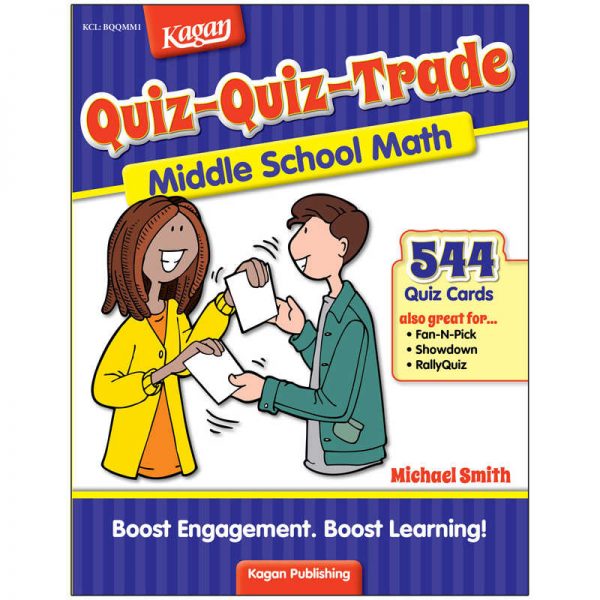 TeachersParadise - Kagan Quiz-Quiz-Trade-Middle School Math, Level 1 ...