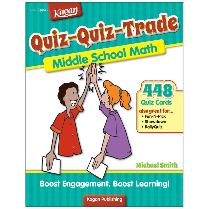 TeachersParadise - Kagan Quiz-Quiz-Trade-Middle School Math, Level 3 ...