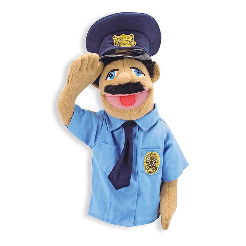 TeachersParadise - Melissa & Doug Police Officer Theater Puppet - LCI2551