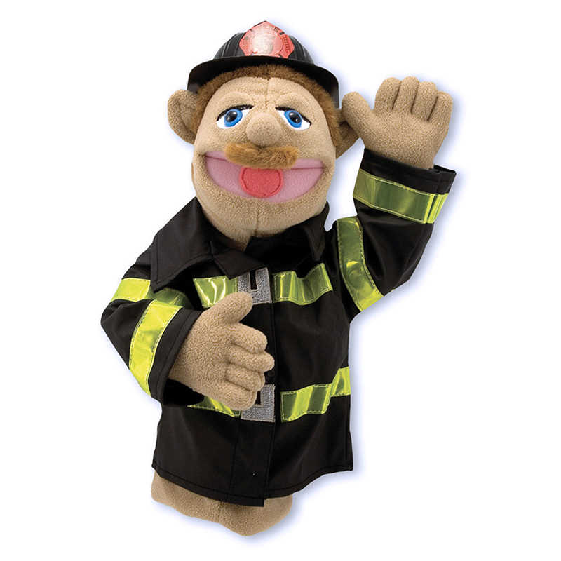 TeachersParadise - Melissa & Doug Firefighter Puppet - LCI2552