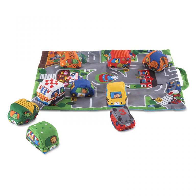 TeachersParadise - Melissa & Doug Take-Along Town Play Mat - LCI9214