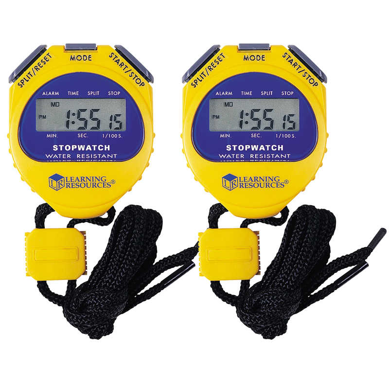 TeachersParadise - Learning Resources Big Digit Stopwatch, Pack of 2 ...