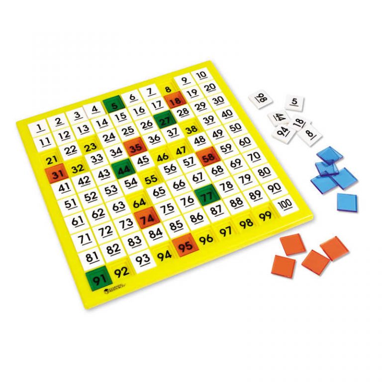 TeachersParadise - Learning Resources Hundreds Number Board Set - LER1331