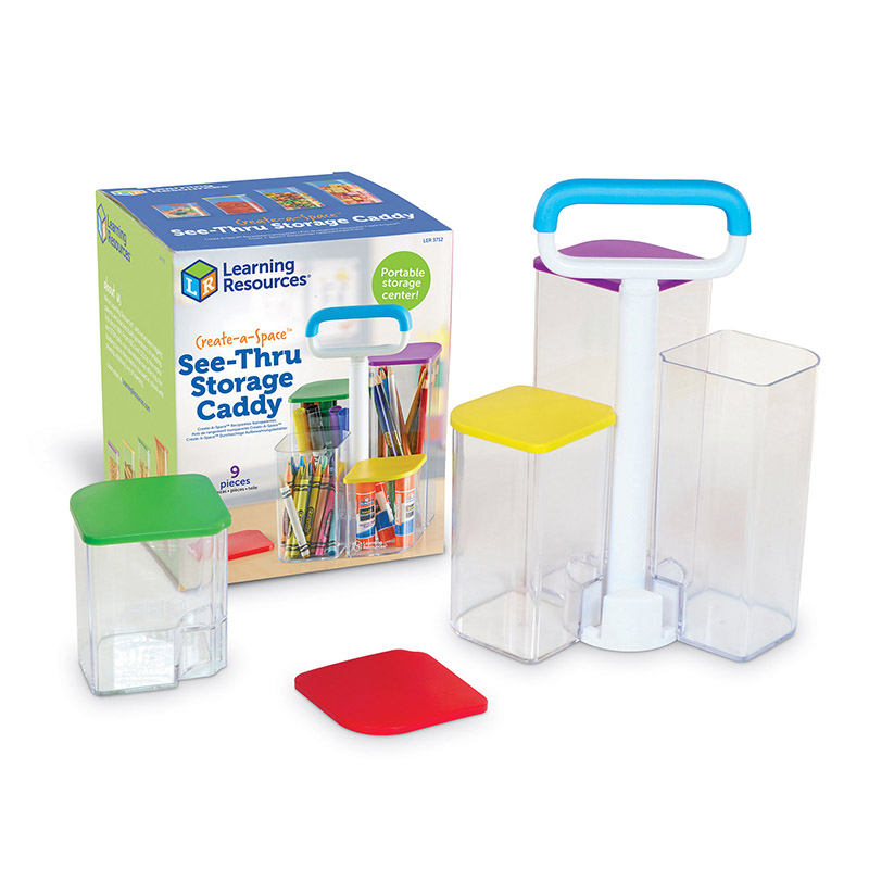 TeachersParadise - Learning Resources Create-a-Space™ See & Store Bins ...