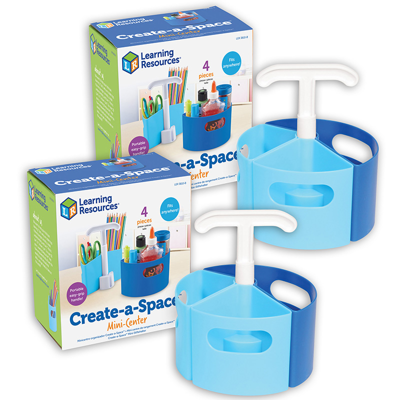 TeachersParadise - Learning Resources Create-A-Space™ Mini-Center, Blue ...