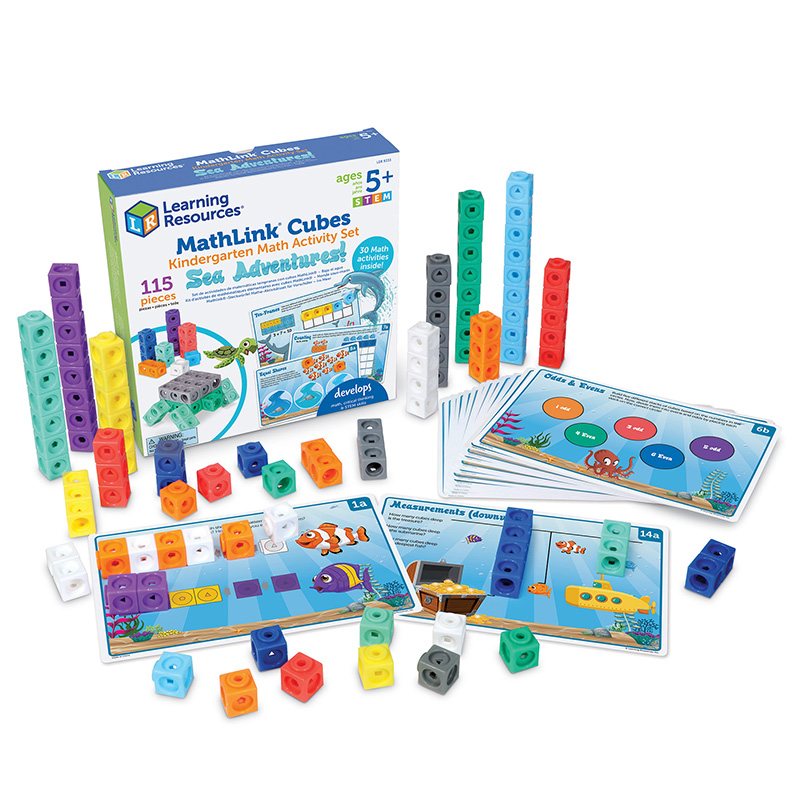TeachersParadise - Learning Resources Mathlink® Cubes Kindergarten Math ...