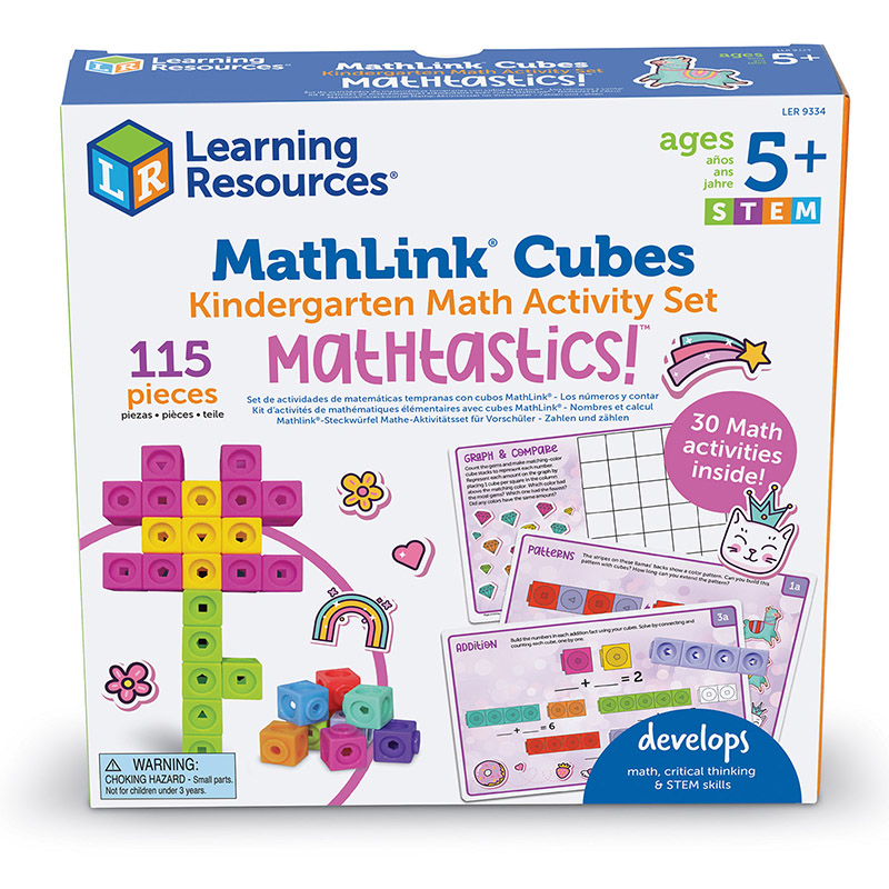 TeachersParadise - Learning Resources Mathlink® Cubes Kindergarten Math ...