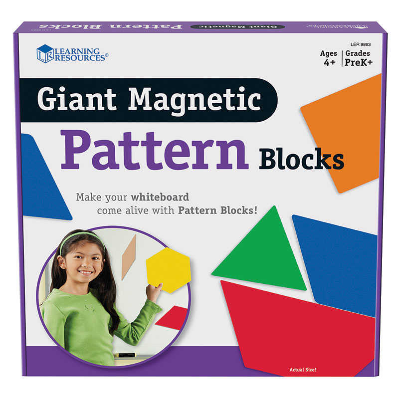 TeachersParadise - Learning Resources Giant Magnetic Pattern Blocks ... TeachersParadise - Learning Resources Giant Magnetic Pattern Blocks ...