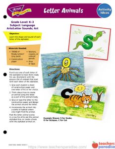 Letter Animals for Grades K–3 by TREND enterprises - TeachersParadise