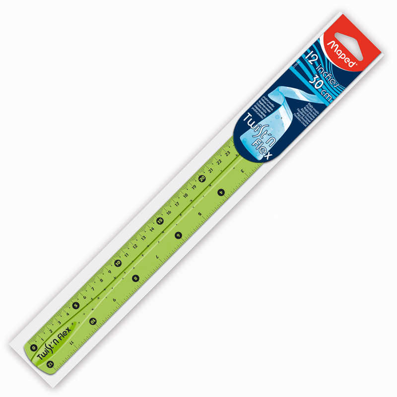 TeachersParadise - Maped® Twist'n Flex Ruler, 12" / 30cm, Pack of 20 ...