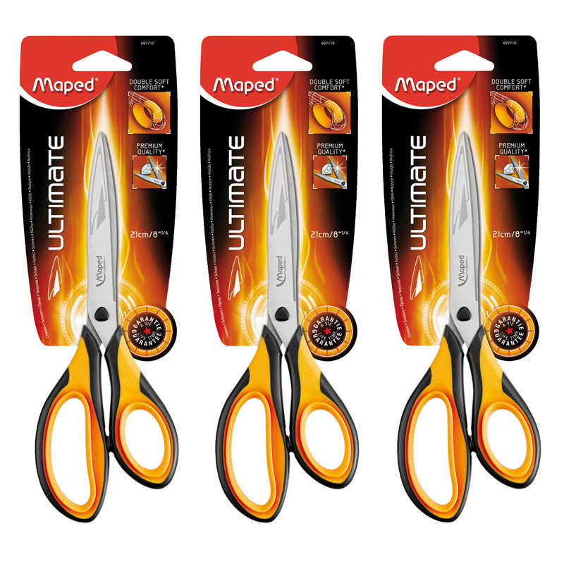 TeachersParadise - Maped® 8" Ultimate Scissors With Double Soft Rings ...