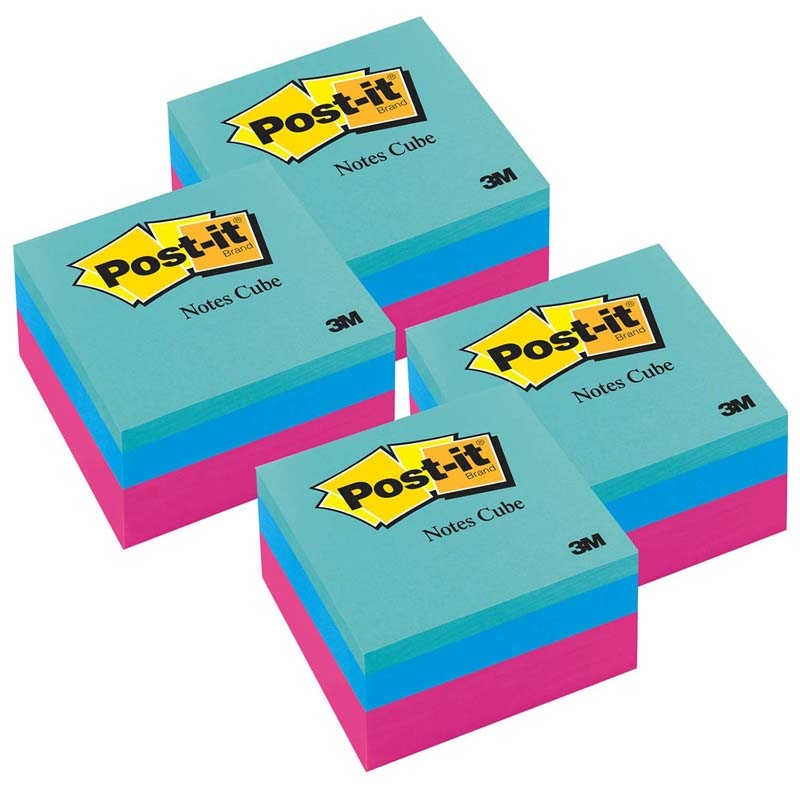 TeachersParadise - Post-it® Notes Cube, Ultra Colors, 3" x 3", Pack of ...