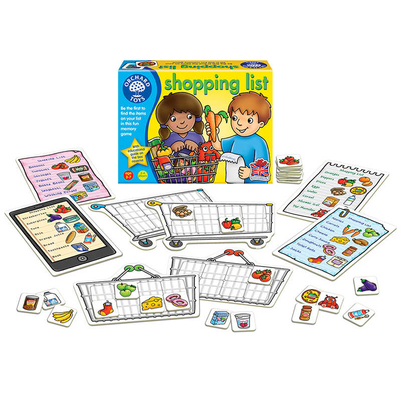 TeachersParadise - Orchard Toys Shopping List Game, Age 3-7 years - OTC003