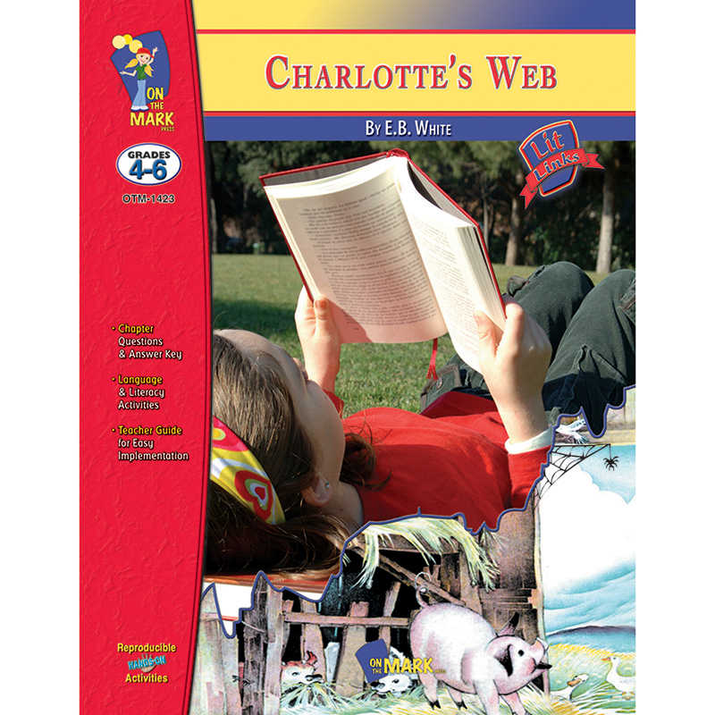 TeachersParadise - Charlotte's Web Lit Link - OTM1423