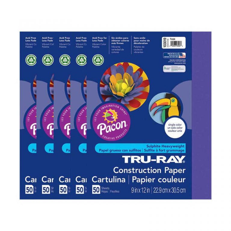 TeachersParadise - Tru-Ray® Construction Paper, Purple, 9" x 12", 50 ...