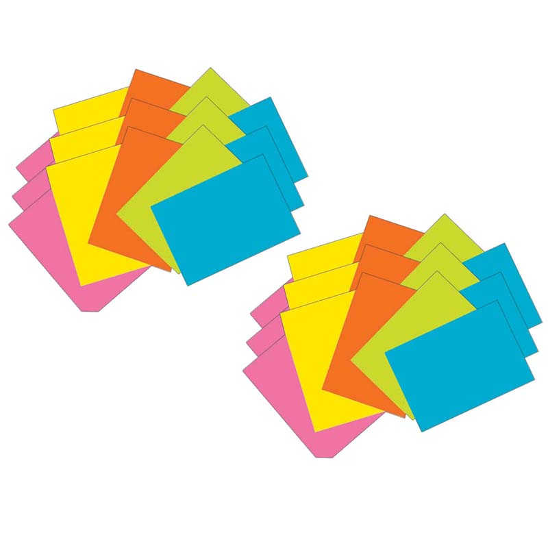 TeachersParadise - Pacon® Index Cards, 5 Super Bright Assorted Colors ...
