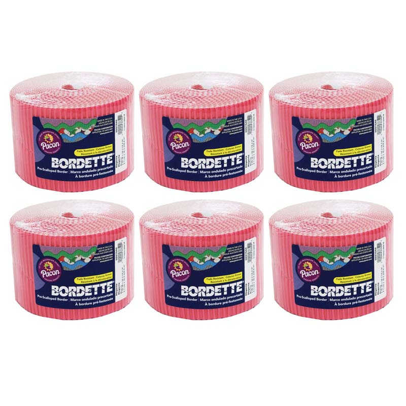 TeachersParadise - Bordette® Decorative Border, Magenta, 2-1/4" x 50 ...