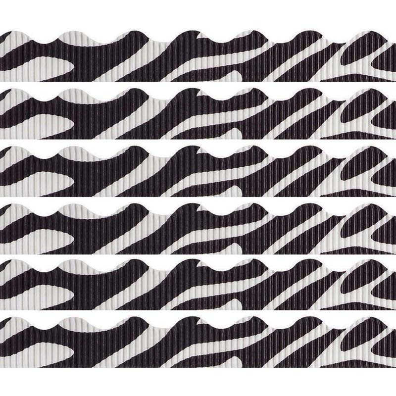 TeachersParadise - Bordette® Decorative Border, Safari Prints, Zebra, 2 ...