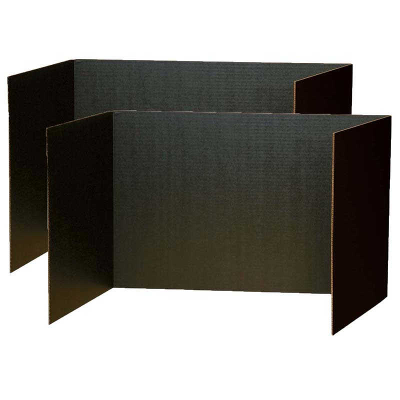 TeachersParadise - Pacon® Privacy Boards, Black, 48" x 16", 4 Per Pack ...