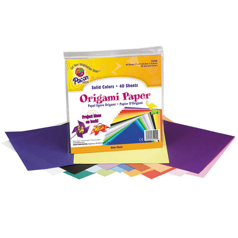 TeachersParadise - Creativity Street® Origami Paper, Assorted Colors, 9 ...