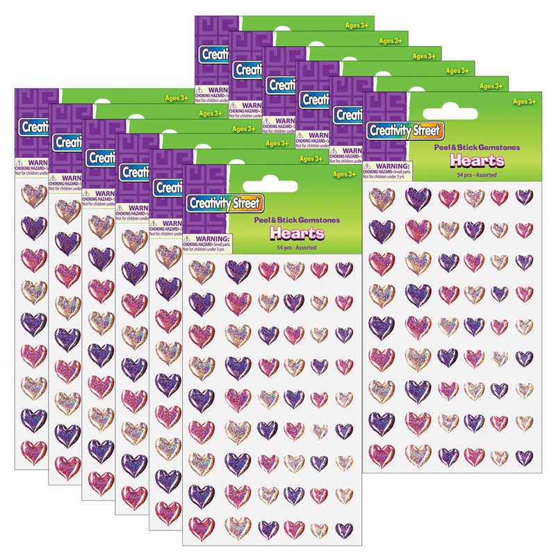 TeachersParadise - Creativity Street® Peel & Stick Gemstone Stickers ...
