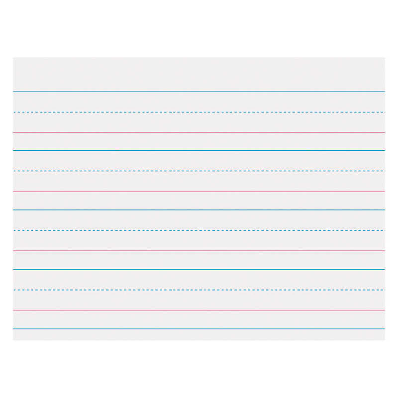 TeachersParadise - Zaner-Bloser™ Sulphite Handwriting Paper, Dotted ...