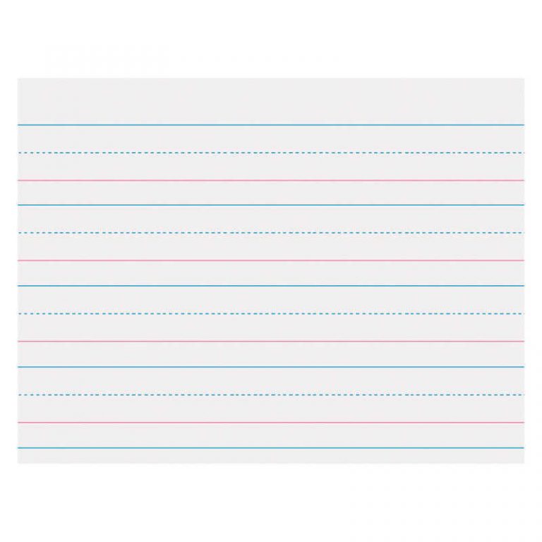 TeachersParadise - Zaner-Bloser® Sulphite Handwriting Paper, Dotted ...
