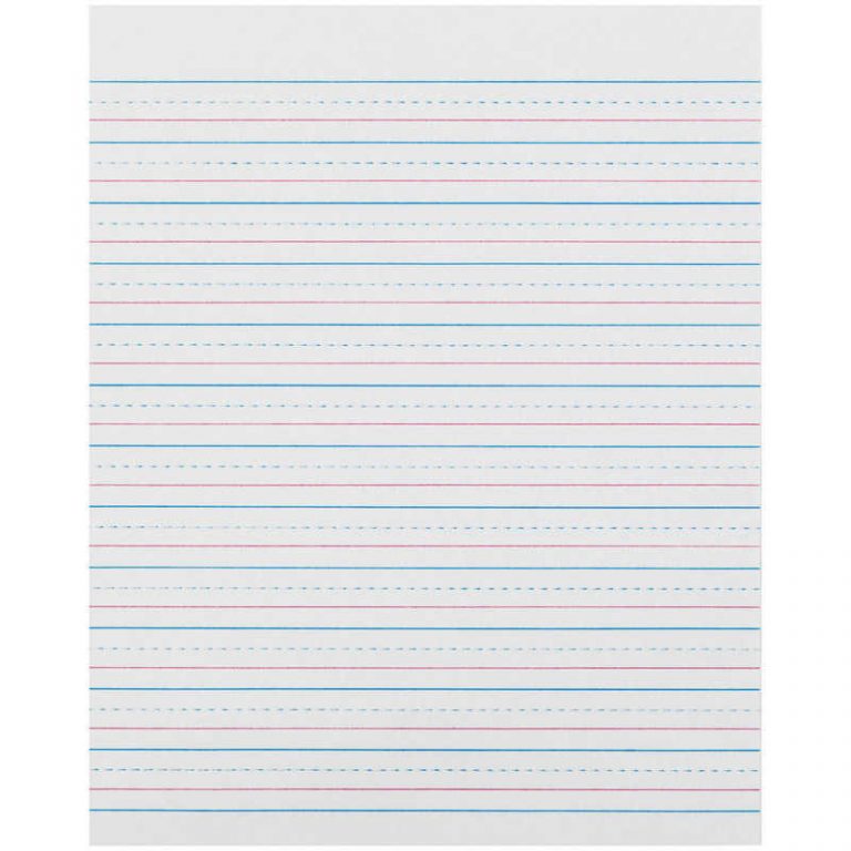 TeachersParadise - Zaner-Bloser® Sulphite Handwriting Paper, Dotted ...