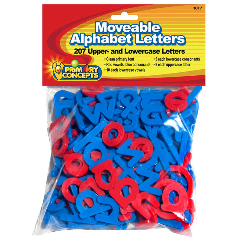 TeachersParadise - Primary Concepts™ Moveable Alphabet Letters, 207 ...