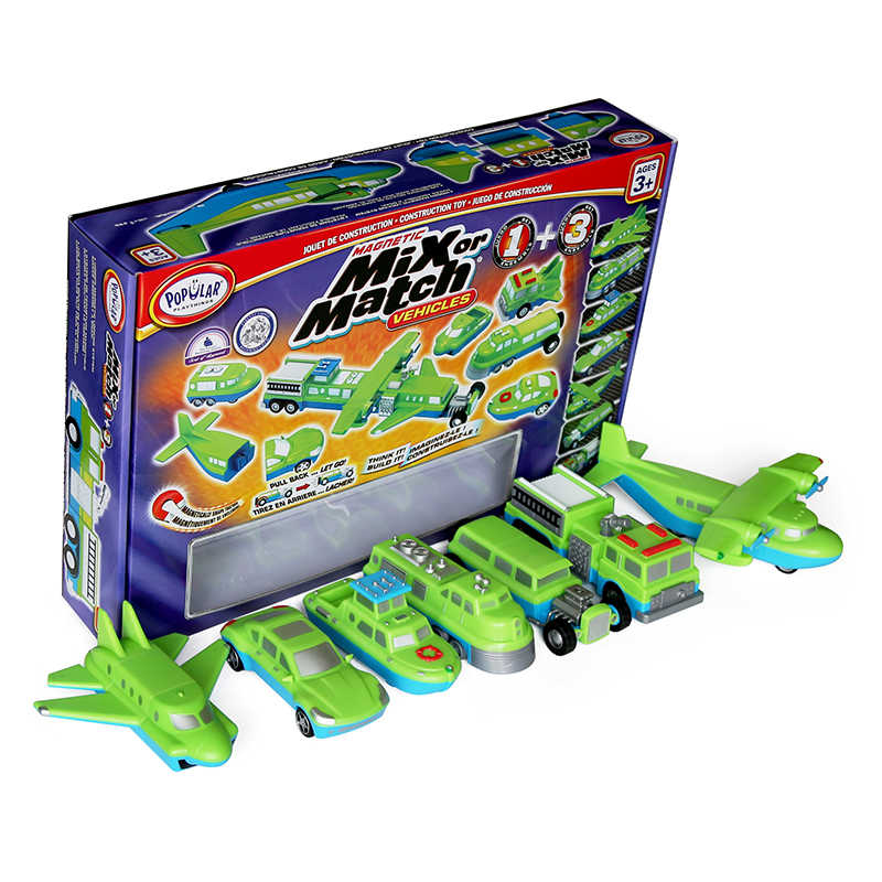 TeachersParadise - Popular Playthings Magnetic Mix or Match® Vehicles 1 ...