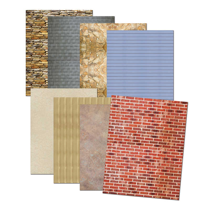 TeachersParadise - Roylco® Building Design Paper, 8 Designs, 8-1/2" x ...