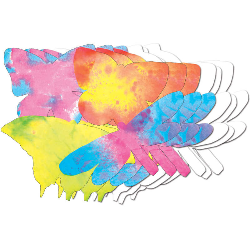 TeachersParadise - Roylco® Color Diffusing Paper Butterflies, 48 Per ...