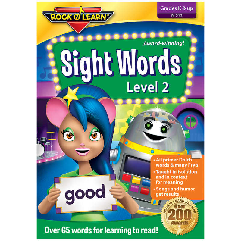 TeachersParadise - Rock 'N Learn® Sight Words DVD, Level 2 - RL-212