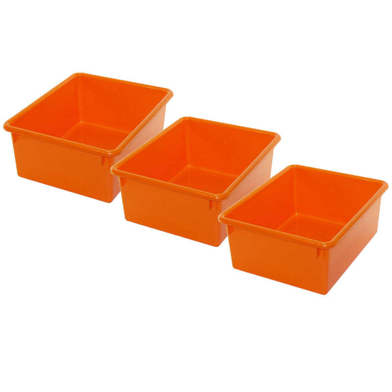 TeachersParadise - Romanoff Stowaway® 5" Letter Box no Lid, Orange ...