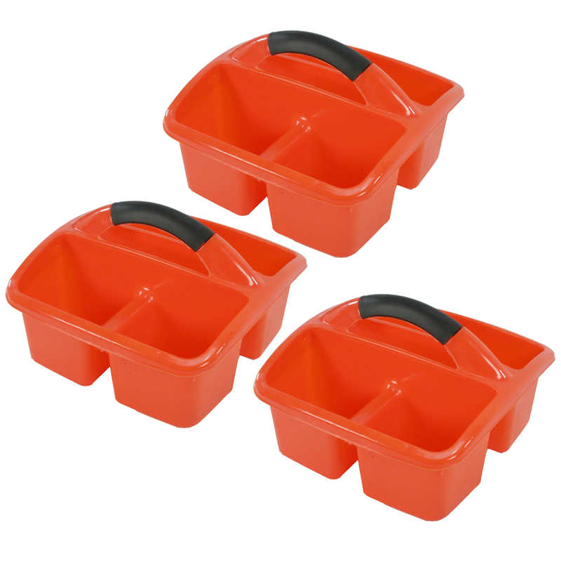TeachersParadise - Romanoff Deluxe Small Utility Caddy, Orange, Pack of ...