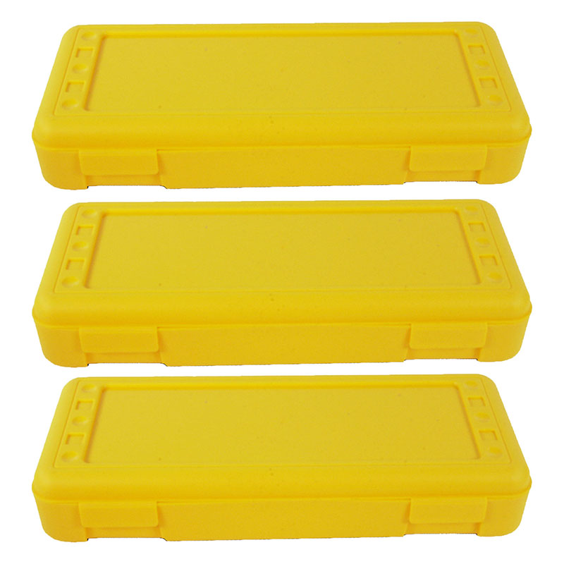 TeachersParadise - Romanoff Ruler Box, Yellow, Pack of 3 - ROM60303-3
