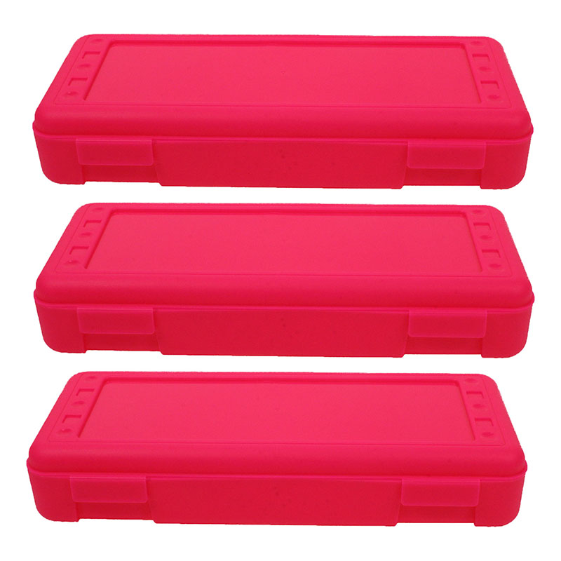 TeachersParadise - Romanoff Ruler Box, Hot Pink, Pack of 3 - ROM60307-3