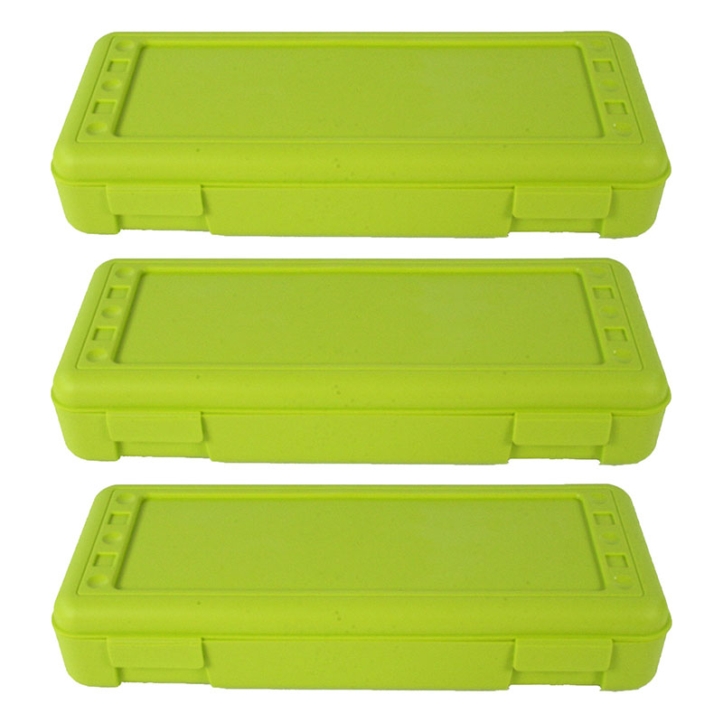 TeachersParadise - Romanoff Ruler Box, Lime Opaque, Pack of 3 - ROM60315-3