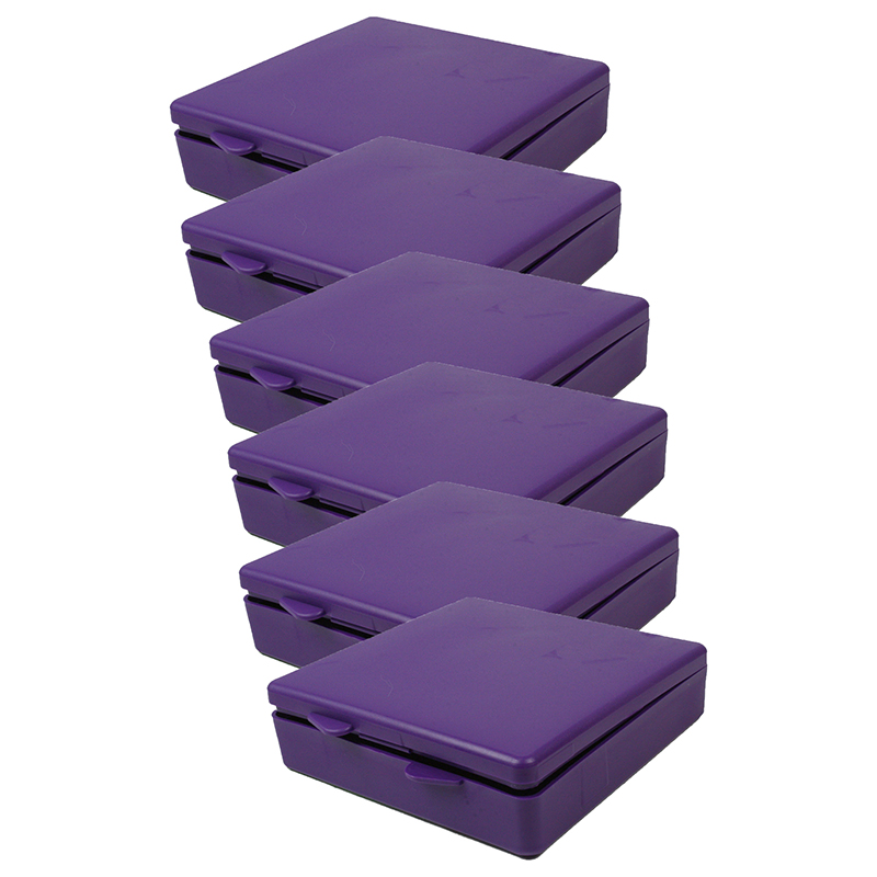 TeachersParadise - Romanoff Micro Box, Purple, Pack of 6 - ROM60406-6