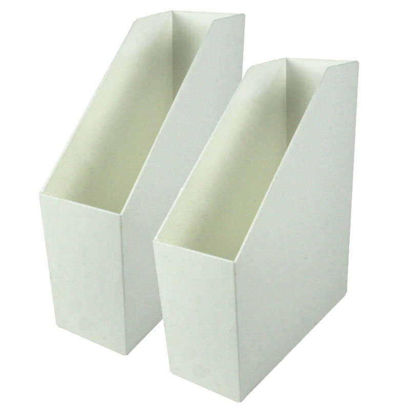 TeachersParadise - Romanoff Magazine File, White, Pack of 2 - ROM77701-2