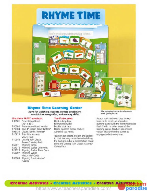 Rhyme Time Learning Center by TREND enterprises - TeachersParadise